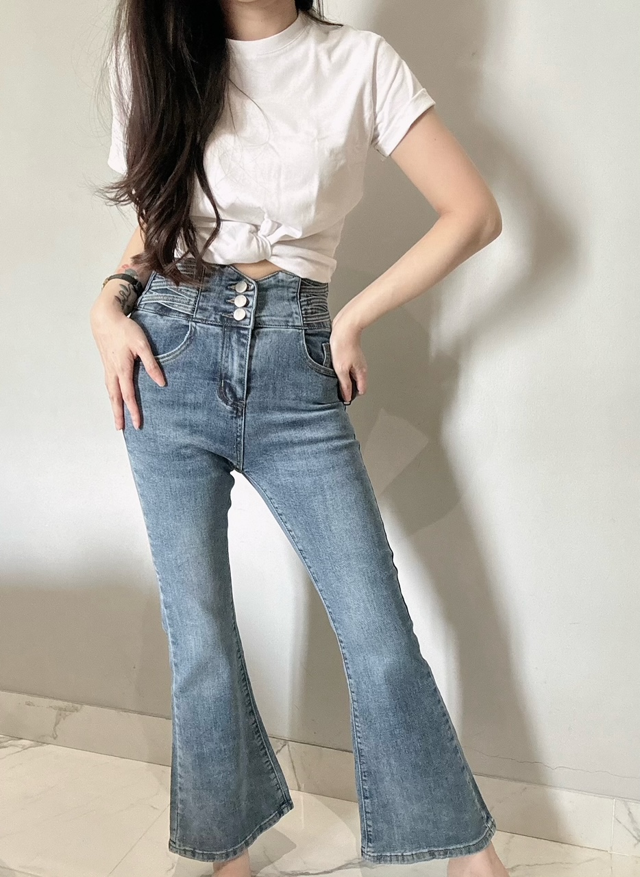 Kode: 3957 (Cutbray jeans) – Ndud Shop